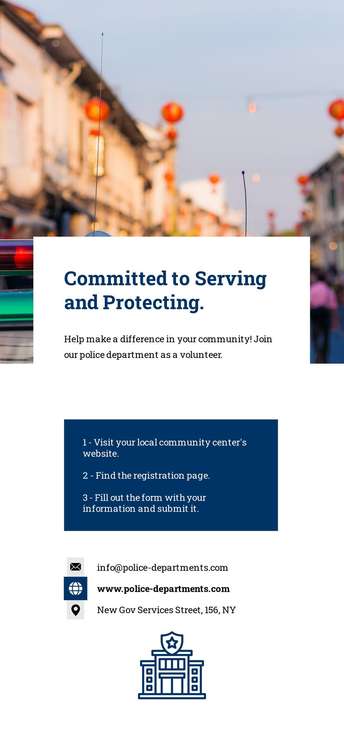 Boost Police Marketing with Top Volunteering Brand Designs!