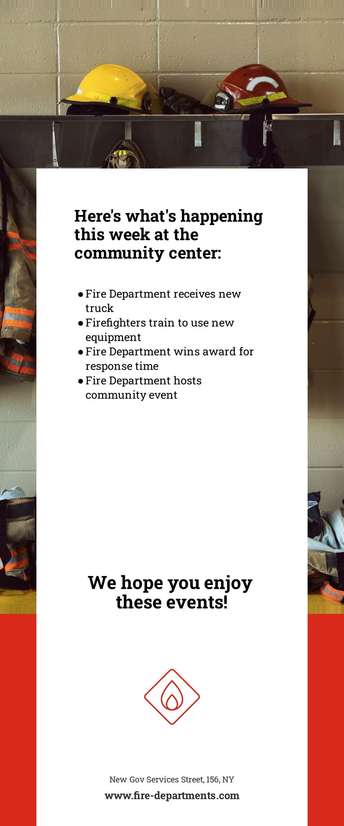 Top Newsletter Templates for Fire Departments Business: Unbeatable Designs!