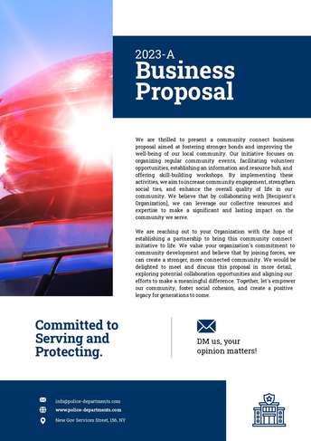 Boost Police Business with Dazzling Branded Document Designs!