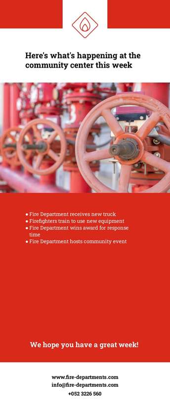 Top Newsletter Templates for Fire Departments Business: Unbeatable Designs!