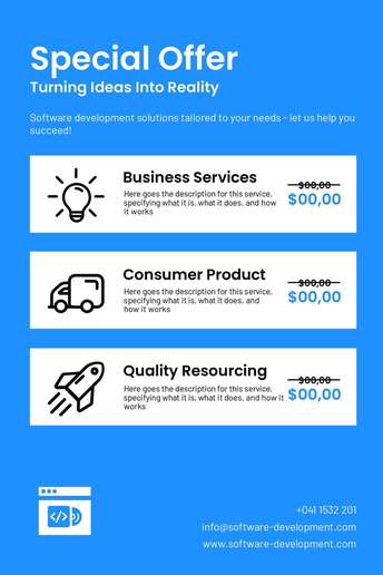 Save Time with Editable Pinterest Format Special Offers Templates in ...