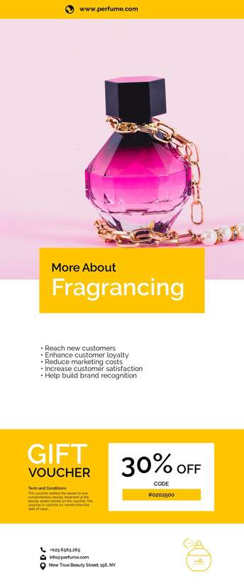 Boost Perfume Sales with Stellar Newsletter Brand Designs