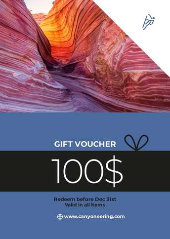 Launch Your Canyoneering Business: Employee Rewards Designs in Seconds!