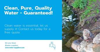 Boost Your Water Suppliers Business with Branded Editable Materials