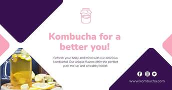 Boost Your Kombucha Business with Branded Editable Marketing Materials