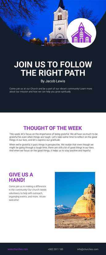 Top Newsletter Templates for Churches Business: Optimize Your Outreach!