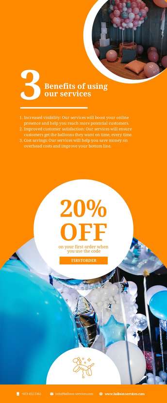 Boost Balloon Biz: Get Eye-Catching Newsletter Designs Now!