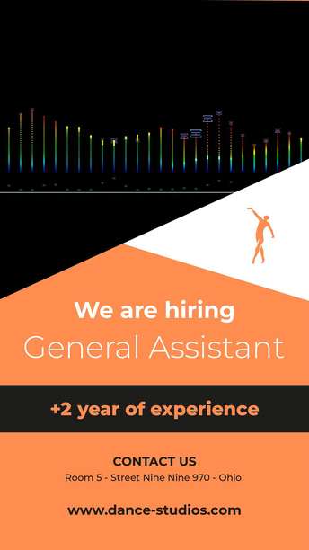 Dance Studios: Boost Your Brand with Stunning Recruitment Designs!