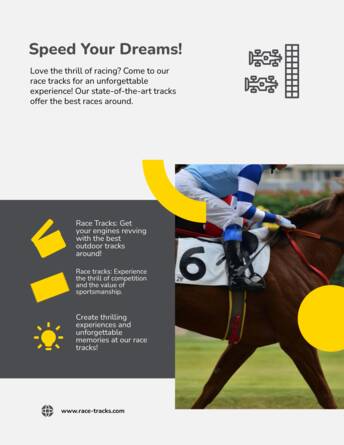 Rev Up Your Race Tracks' Brand with Our Unforgettable Designs!
