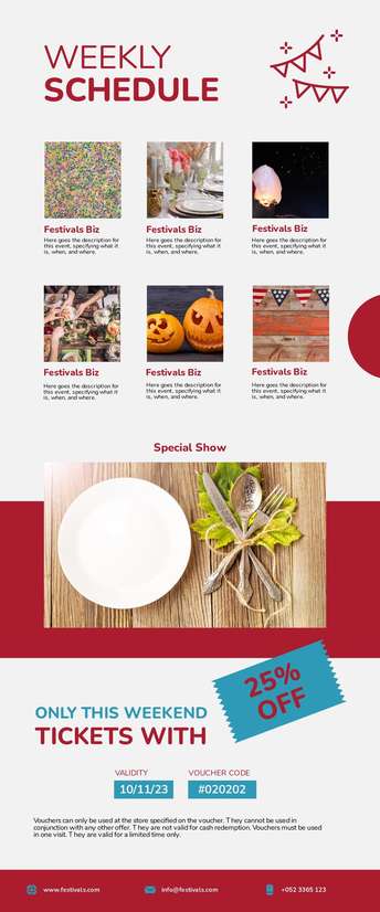 The Ultimate Newsletters Designs for Your Festivals Business