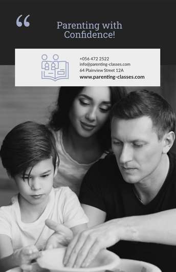 Launch Parenting Classes with Outdoor Banners: Editable Designs in Seconds