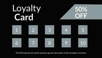 How to Create a Professional Loyalty Card Design to Increase Customer ...