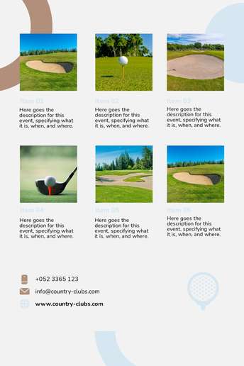 Boost Your Country Club Marketing with Stunning Catalog Designs!