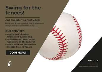 Get Branded Baseball Fields Templates & Marketing Materials Now!