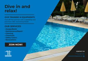 Dive into Success: Launch Your Swimming Pools Business with Editable ...