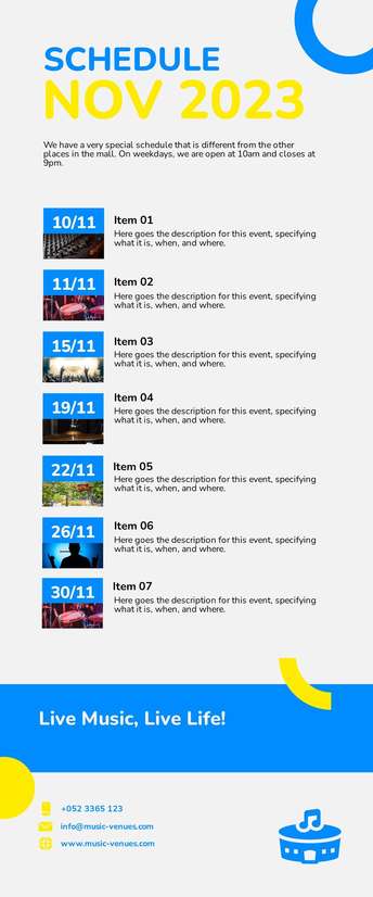 Top Newsletter Templates for Music Venues Business Success