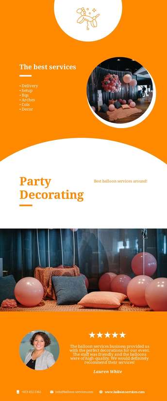 Boost Balloon Biz: Get Eye-Catching Newsletter Designs Now!