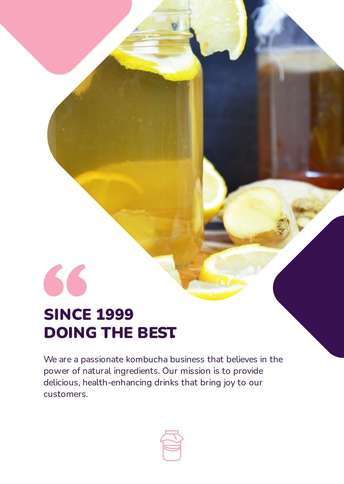 Launch Your Kombucha Business with Indoor Signage Designs in Seconds