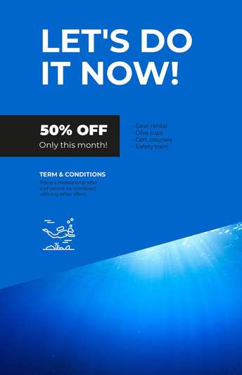 Top Outdoor Banners Templates for Your Scuba Diving Business