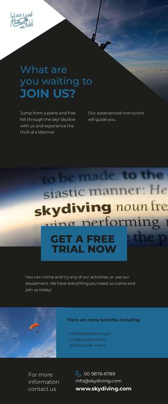 Boost Engagement with Top Newsletter Templates for Skydiving Business!