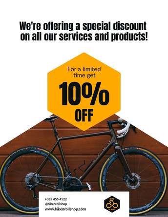 Rev up Your Bicycle Business: Launch Today with Editable Branding!