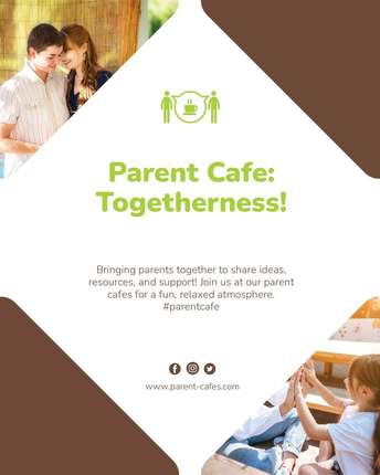 Revamp Your Parent Cafes Biz with Desygner's Ultimate Material Kit!