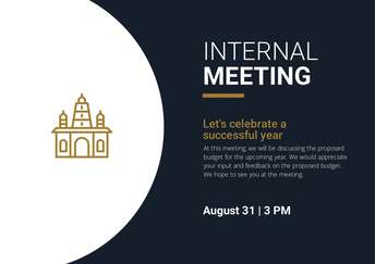 Launch Your Hindu Temples Business with Editable Internal Event Designs