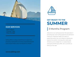 Set Sail Today: Launch Your Sailing Business with Customizable Branding!