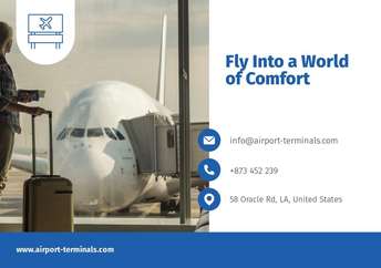 Skyrocket Your Brand with Stunning Airport Terminal Stationery Designs!