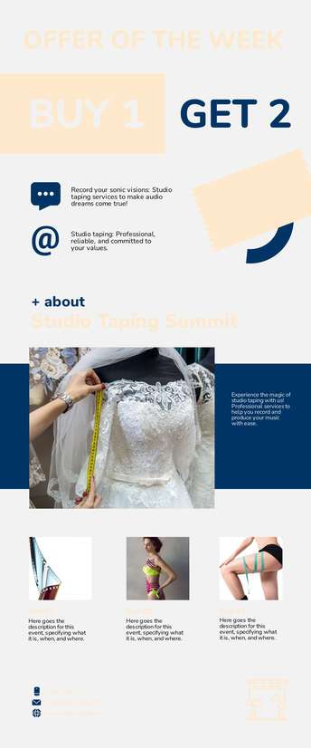 Boost Studio Taping Marketing with Top-Notch Branded Newsletter Designs!