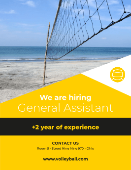 Top Recruitment Templates for Your Volleyball Business: Get Designs!