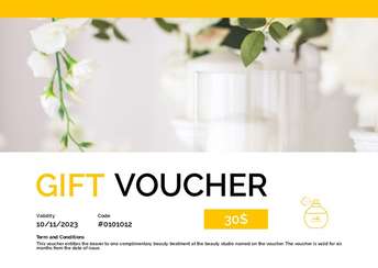 Boost Perfume Sales: Top-notch Voucher Design for Marketing Success!