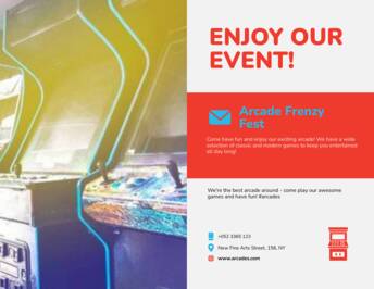 Ultimate Arcades Business Templates: Elevate Your Branding Efforts ...