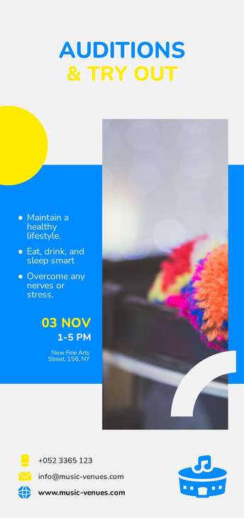 Unlock Success: Vibrant Recruitment Designs for Music Venue Growth!