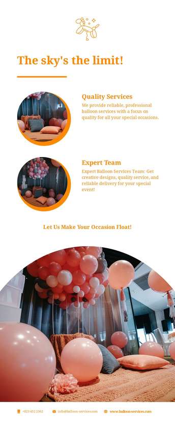 Boost Balloon Biz: Get Eye-Catching Newsletter Designs Now!