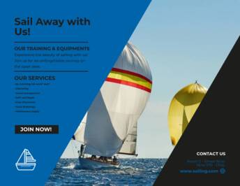 Set Sail Today: Launch Your Sailing Business with Customizable Branding!