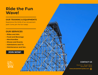 Launch Your Amusement Parks Business Today with Editable Brand Material!