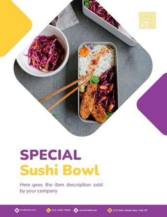 Boost Bento Business with Eye-Catching Indoor Signage Designs!