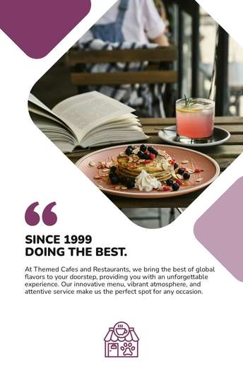 Launch Themed Cafes with Outdoor Banners: Editable Designs in Seconds!