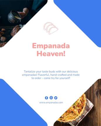 Launch Your Empanadas Business Today with Editable Brand Material!