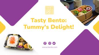 Launch Your Bento Business Today with Editable Brand Material!