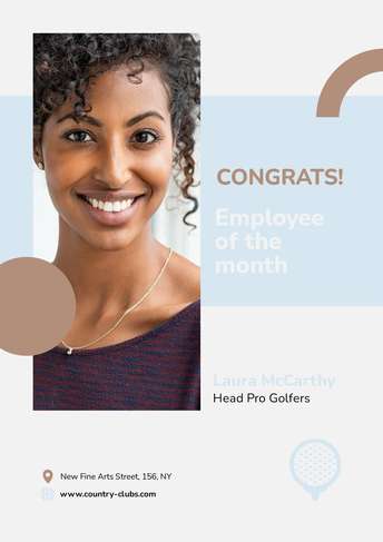 Launch Your Country Clubs Business with Instant Editable Employee ...