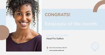 Launch Your Country Clubs Business with Instant Editable Employee ...