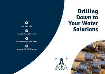 Launch your Well Drilling biz with editable Special Campaigns designs!
