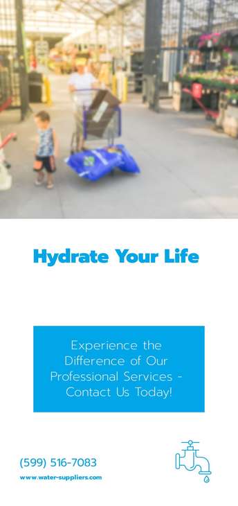 Boost Your Water Suppliers Business with Branded Editable Materials