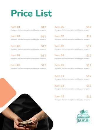 Top Price List Templates for Seafood Markets Business Success