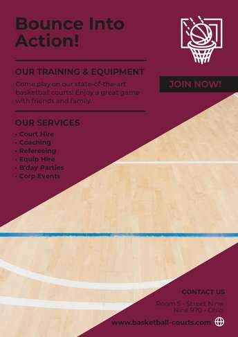 Score Big with Top-Quality Branded Basketball Court Designs!