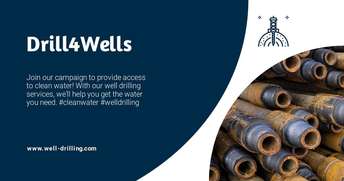 Launch your Well Drilling biz with editable Special Campaigns designs!