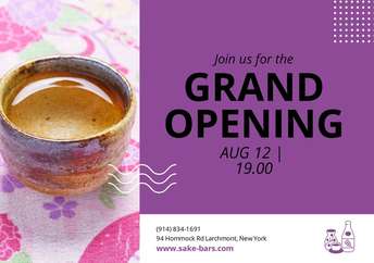 Boost Your Sake Bars Business with Branded Marketing Templates Today!