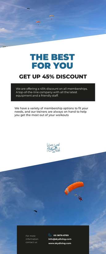 Boost Engagement with Top Newsletter Templates for Skydiving Business!